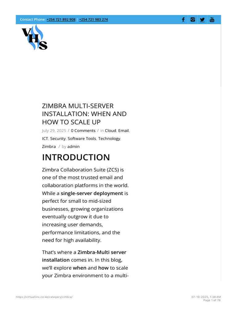 Zimbra - Virtual Hybrid Solutions - Flexible and Agile Open-Source ...