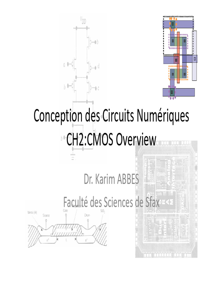 Conception Des Circuits Numériques CH2 - Part1 | PDF | Cmos | Logic Gate
