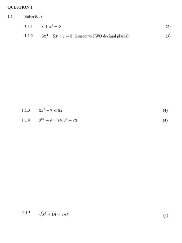 Last Push Paper 1 2025 | PDF