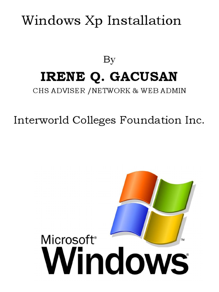 Windows XP - Step by Step Install - PPT | PDF | Booting | File System
