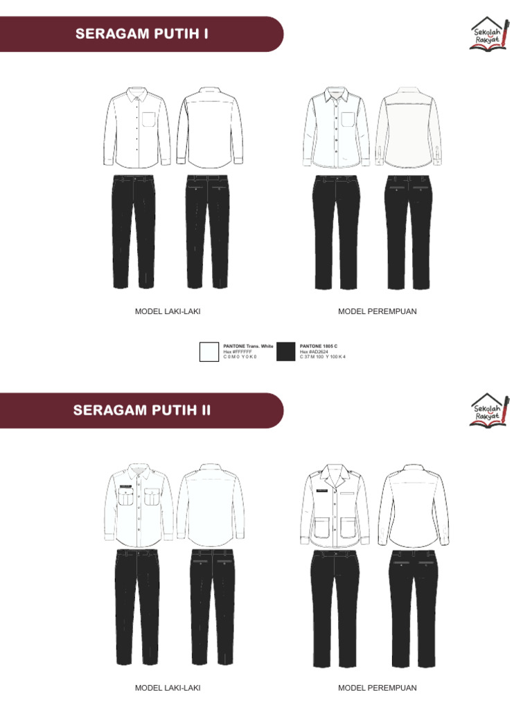 Desain Seragam SR dan Warna Pantone | PDF