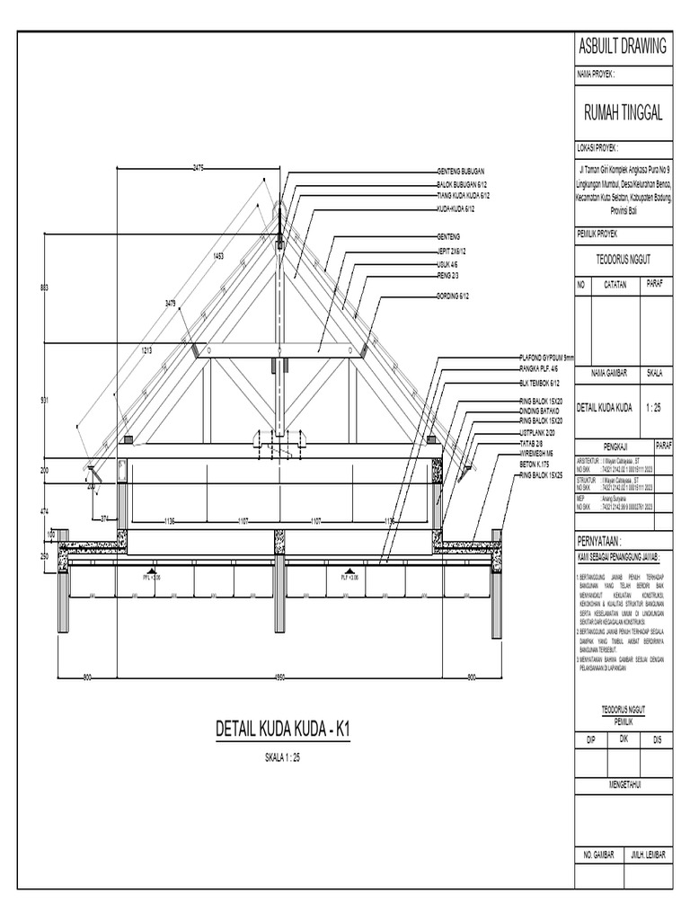 Detail Kuda Kuda | PDF