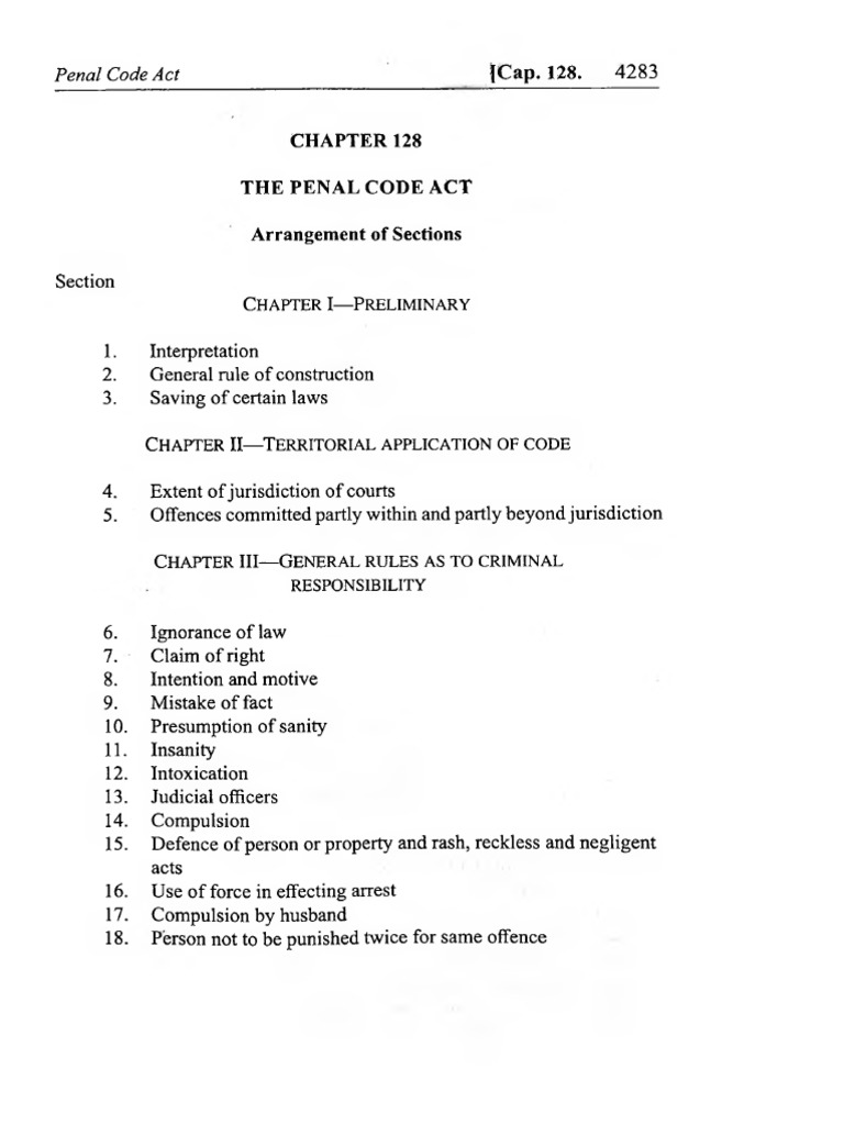 Overview of the Penal Code Act | PDF | Theft | Burglary