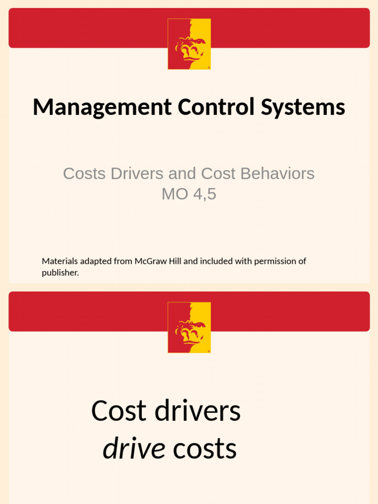 Understanding Cost Drivers and Behaviors | PDF | Hbos | Average Cost