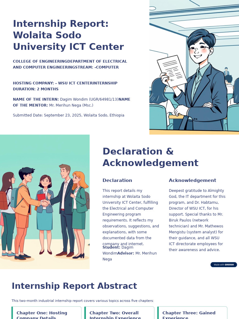 WSU ICT Center Internship Report | PDF | Augmented Reality | Computer ...