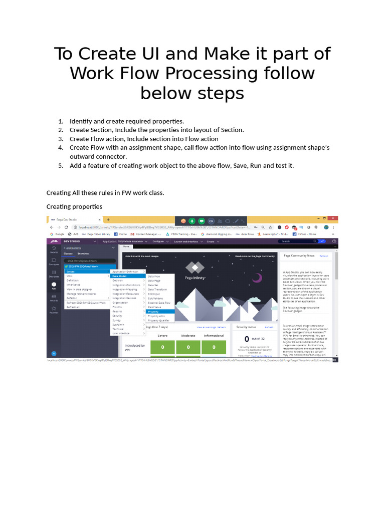 9 to 10 Sep 13 Create UI and Make It Part of Work Flow | PDF