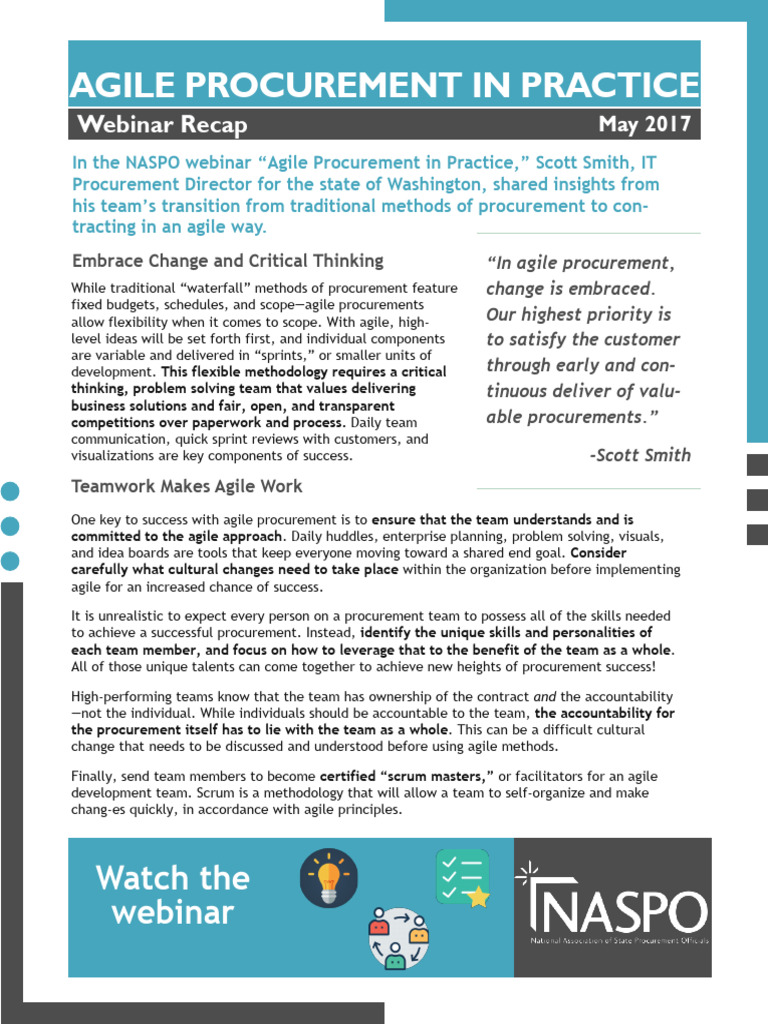 Agile Procurement Strategies Explained | PDF | Agile Software ...