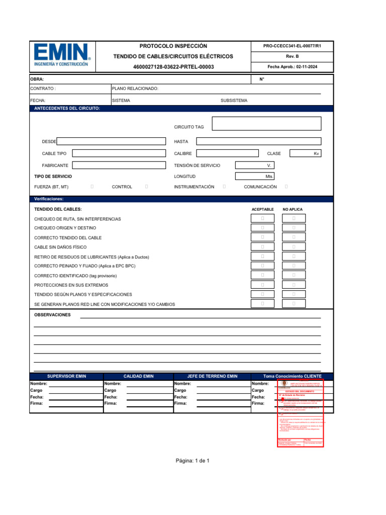 4600027128-03622-PRTEL-00003 Rev.B ST1 | PDF | Ingenieria Eléctrica ...