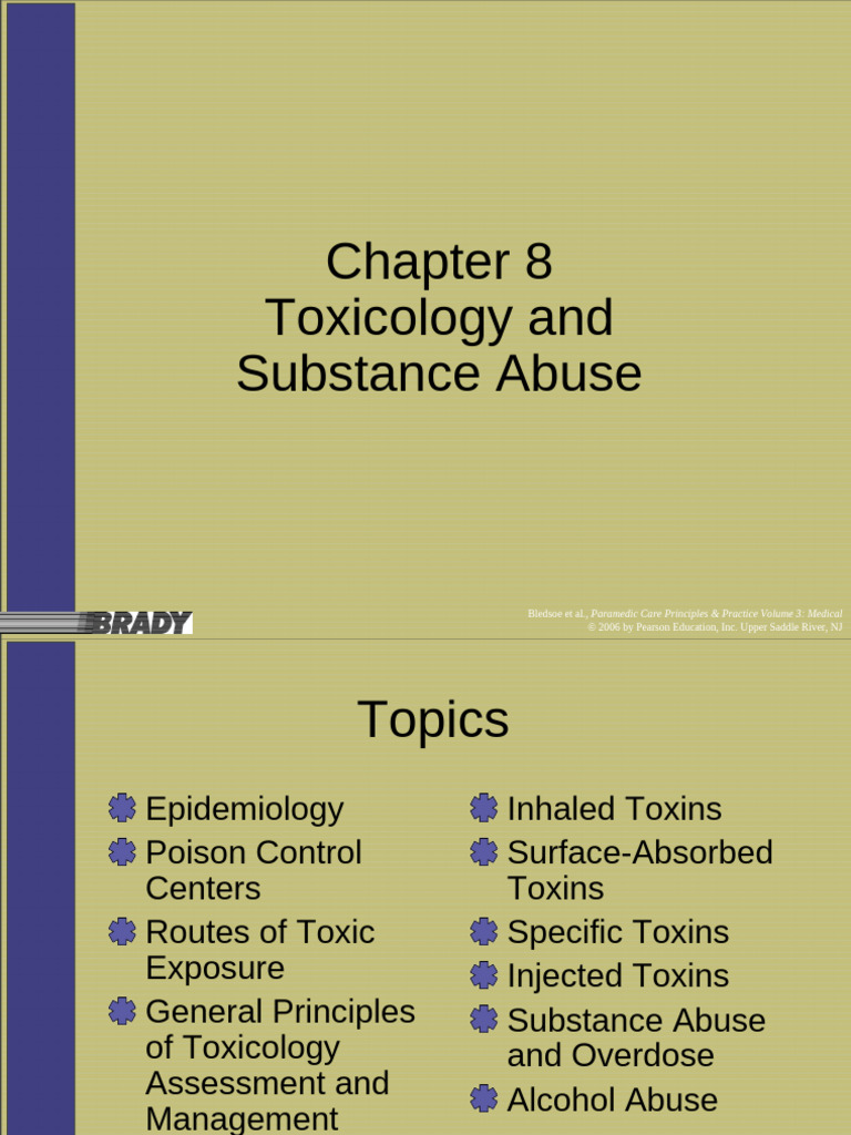 Presentación Del Manual de Rescate. Bledsoe - V3 - ch08 | PDF | Toxin ...