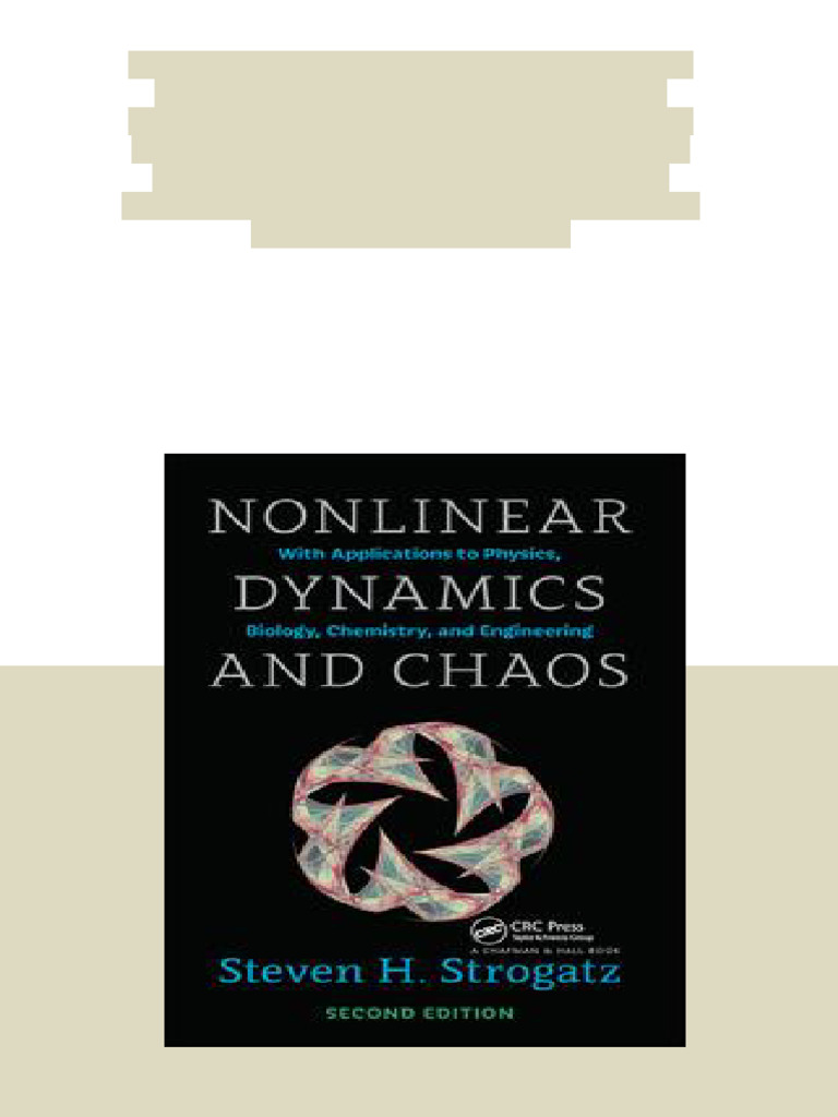 (Ebook) Nonlinear Dynamics and Chaos with Student Solutions Manual: With Applications to Physics ...