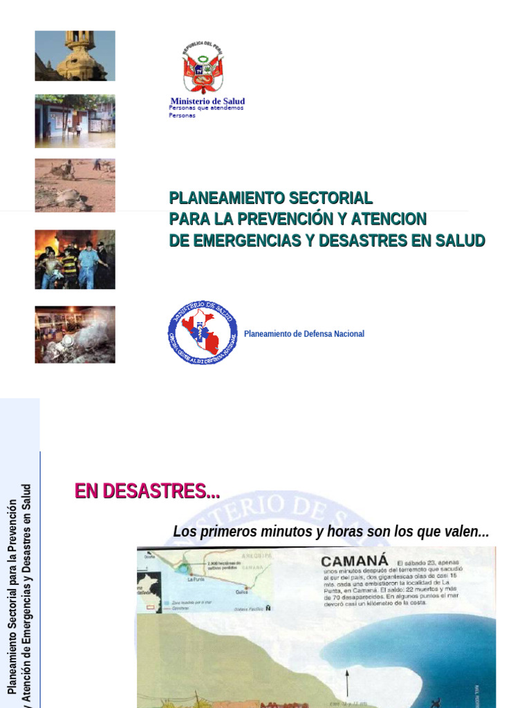 Presentación del manual de rescate. Planeamiento Sectorial para ...