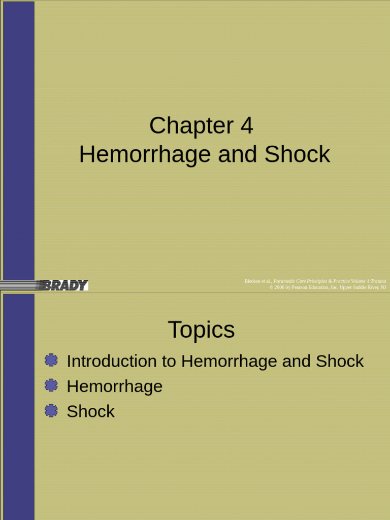Presentación del manual de rescate. Bledsoe_V4_ch04 | PDF | Circulatory ...