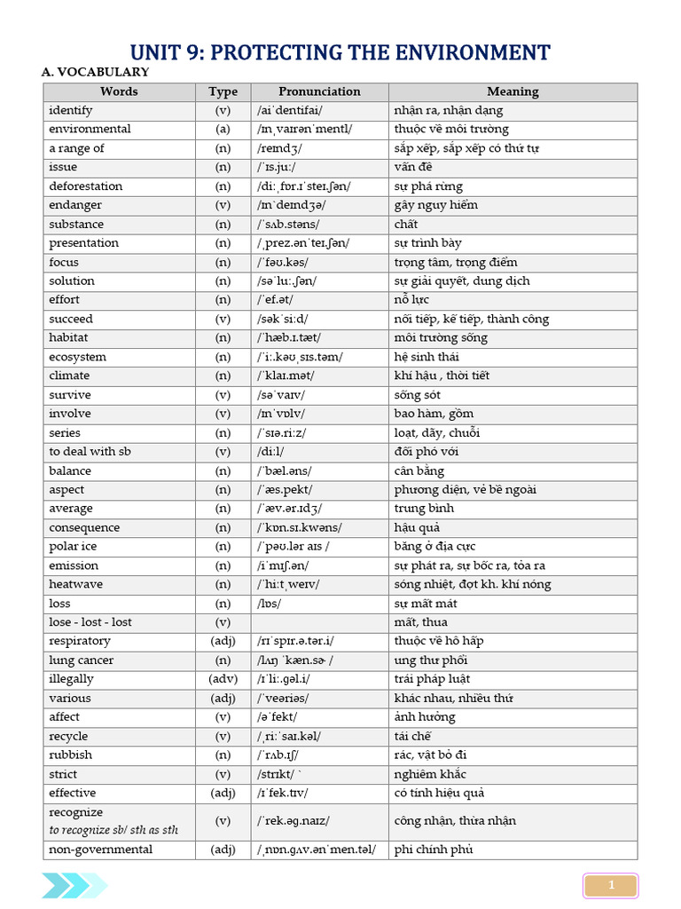 Unit 9 (Global 10) (GV) | PDF