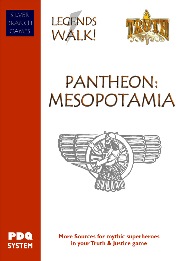 Legends Walk - Pantheon - Mesopotamia | PDF | Mesopotamian Mythology