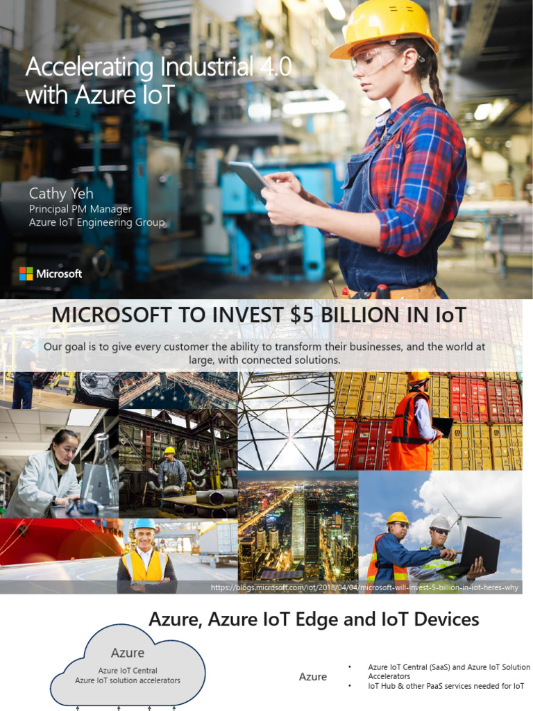 08-Microsoft Azure IoT For Manufacturing - OPCDay - Shenzhen | PDF ...