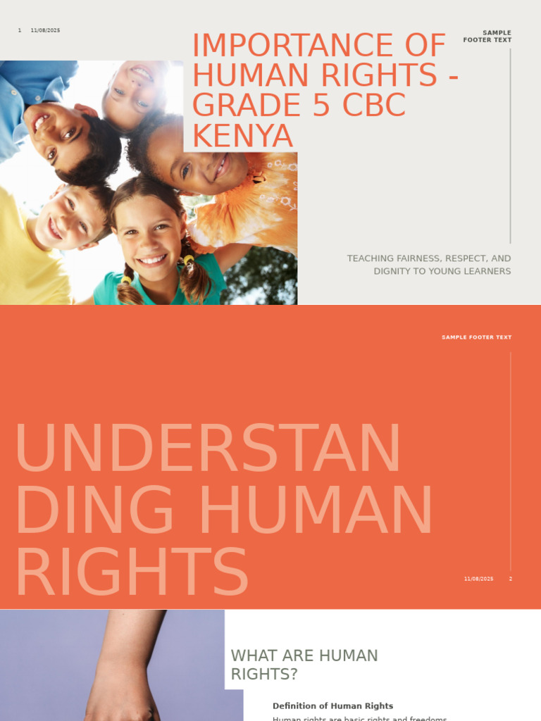 Importance of Human Rights Grade5 CBC Kenya 001 | PDF | Citizenship ...