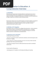 ICT Integration Lesson Plan Template | PDF