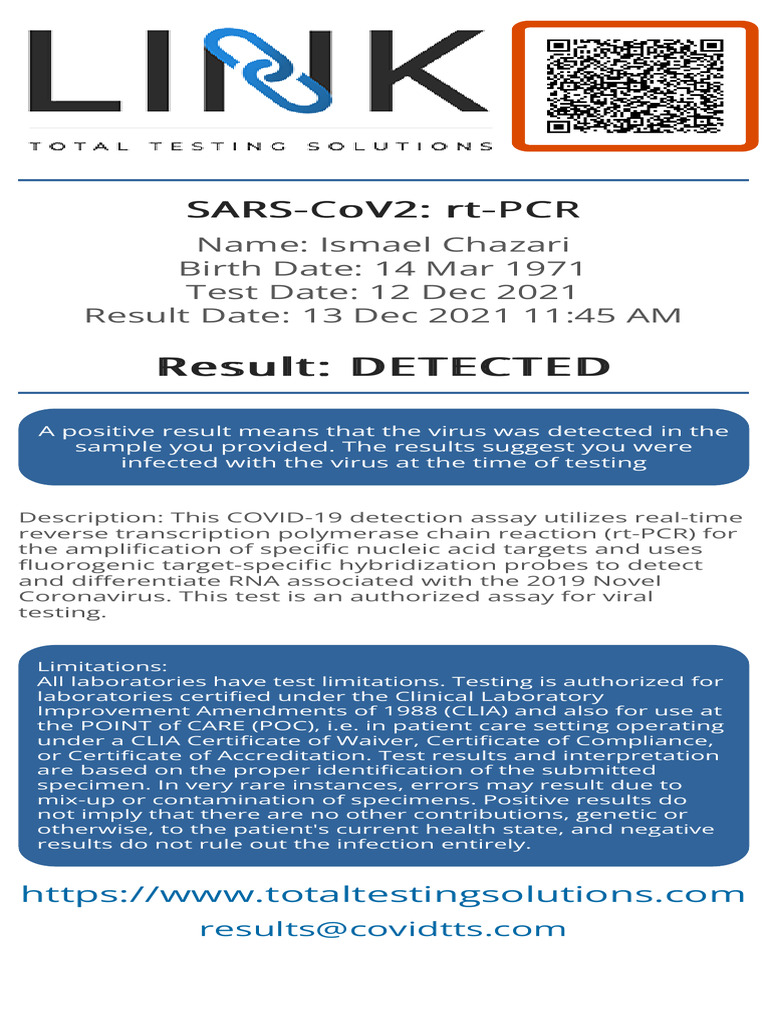 LINK Test Result | PDF