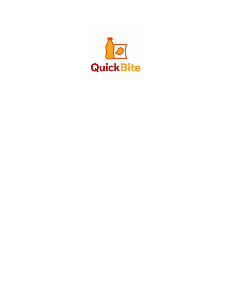 QuickBite Vending Business Plan With Logo | PDF