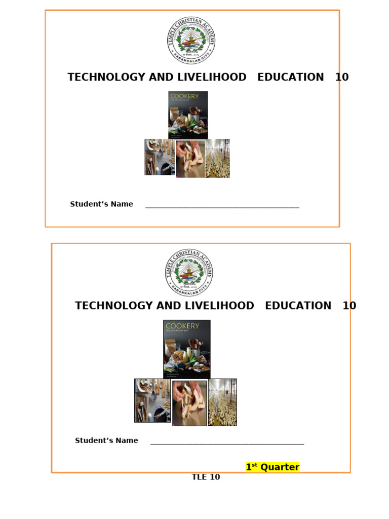 Learning Module in Grade 10 1 | PDF | Vegetables | Yolk