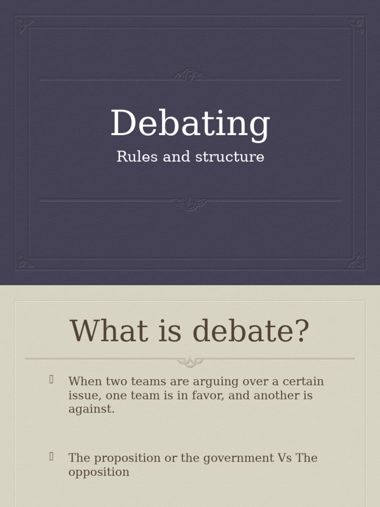 Debating | PDF