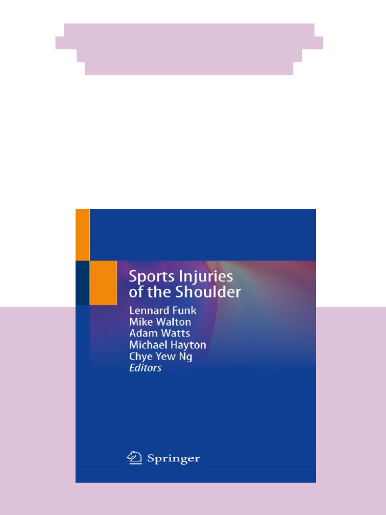 (Ebook) Sports Injuries of the Shoulder by Lennard Funk, Mike Walton ...
