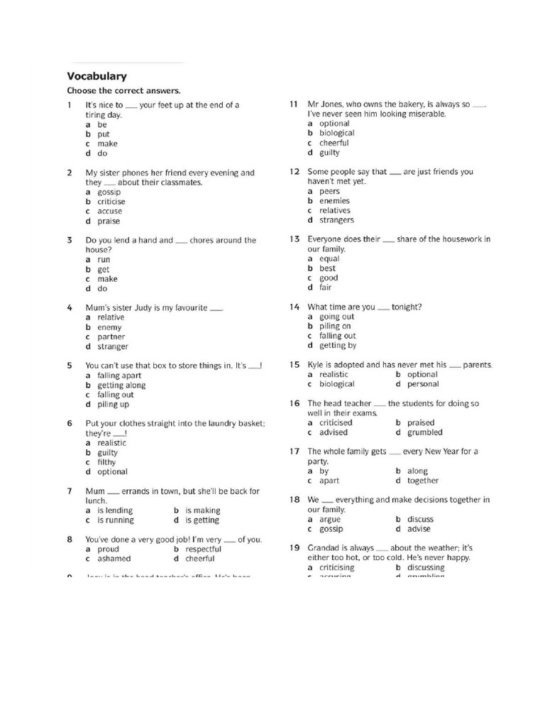 Vocab | PDF