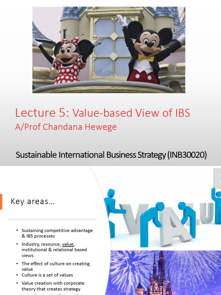 Lecture 5 - Value Based View-2 | PDF | Competitive Advantage