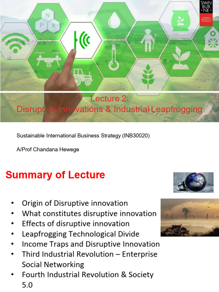 Disruptive Innovations & Leapfrogging Insights | PDF | Economies