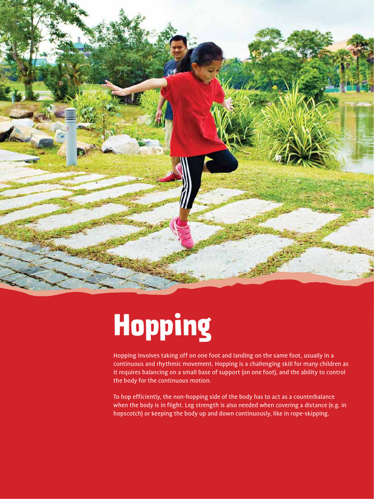 Locomotor Skills Hopping | PDF