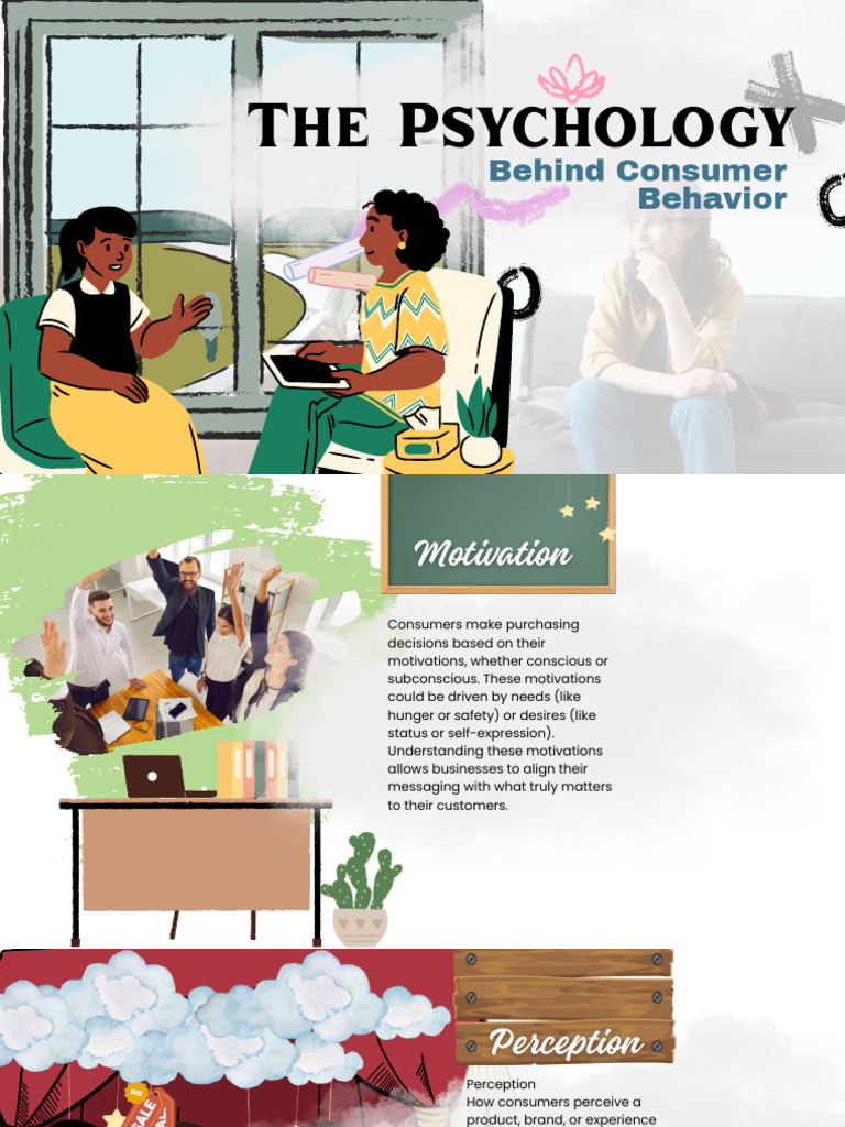 Black and White Collage Consumer Behavior Marketing Presentation | PDF ...