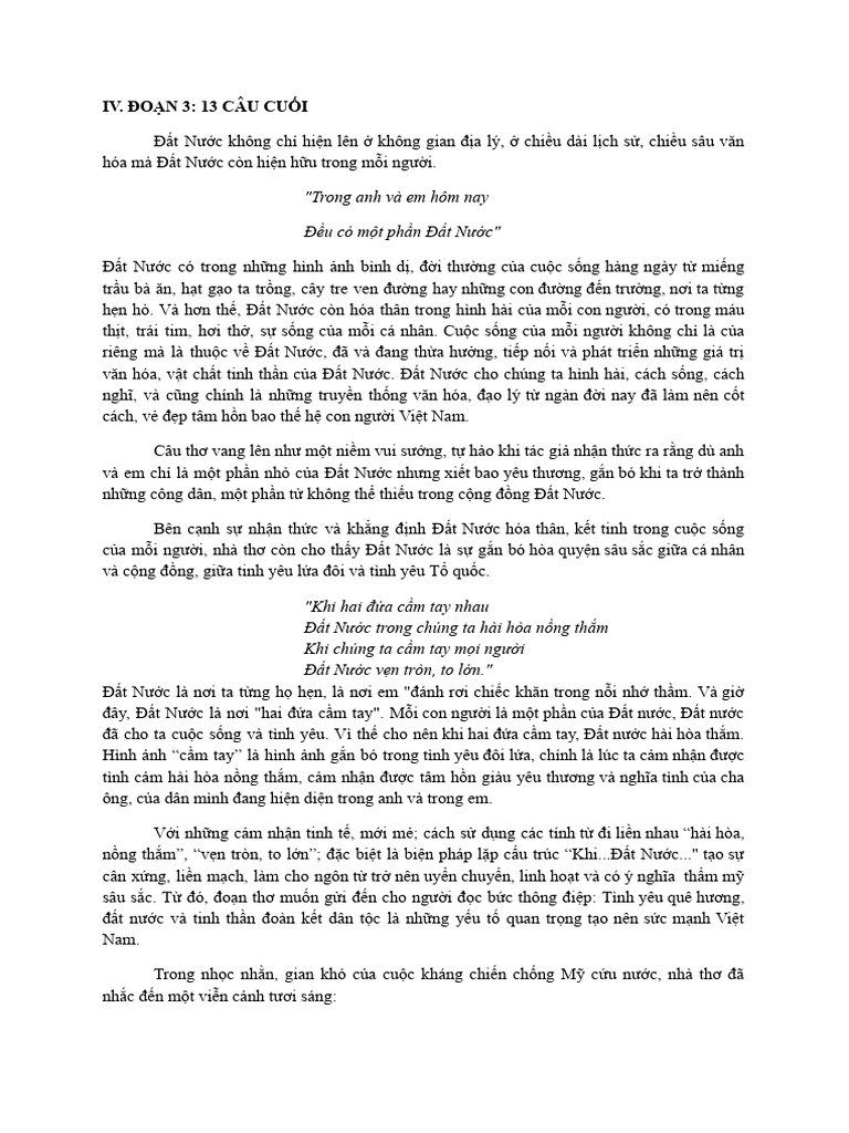 Dat Nuoc Cuoi Doan 1 | PDF