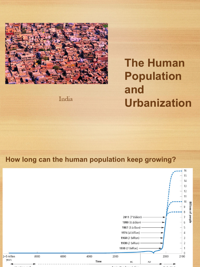 Human Population Growth and Urbanization | PDF | Total Fertility Rate ...
