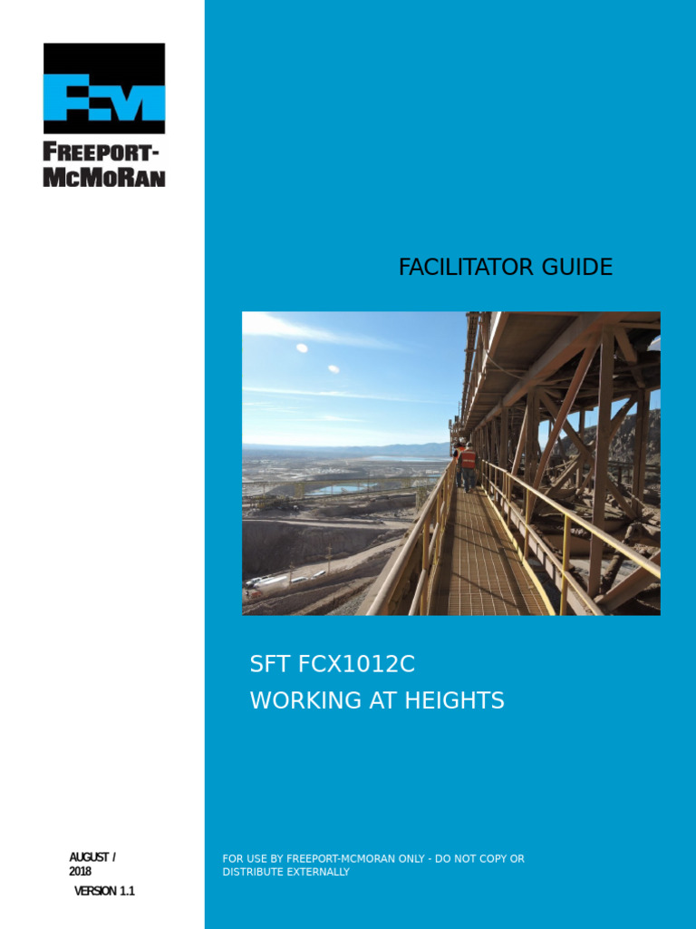 MTI SFT FCX1012C Working at Heights v1.1 FG | PDF | Microsoft Power Point | Risk