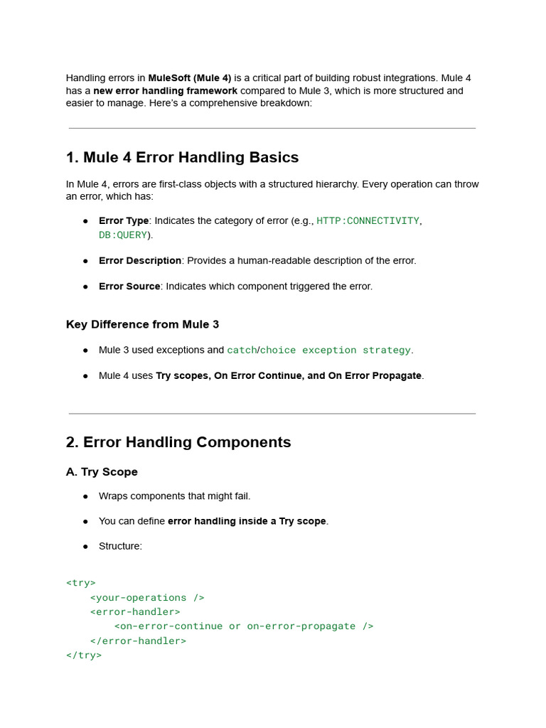 Error Handling Framework | PDF | Software Development | Data Management