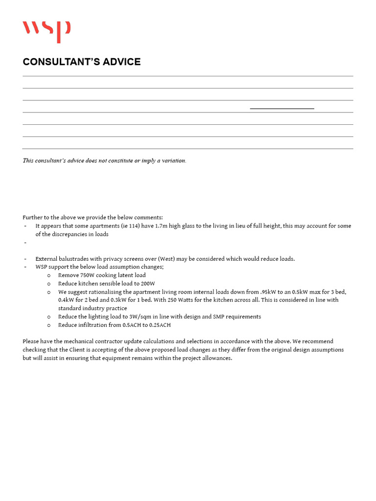 CA-M1 Rev - B PS113878 Air Conditioning Schedules Addendum | PDF