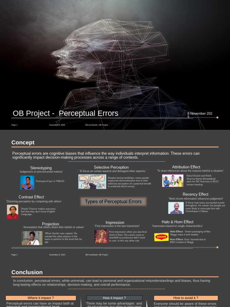 OB Project Group3 v3 | PDF | Bias | Cognitive Psychology