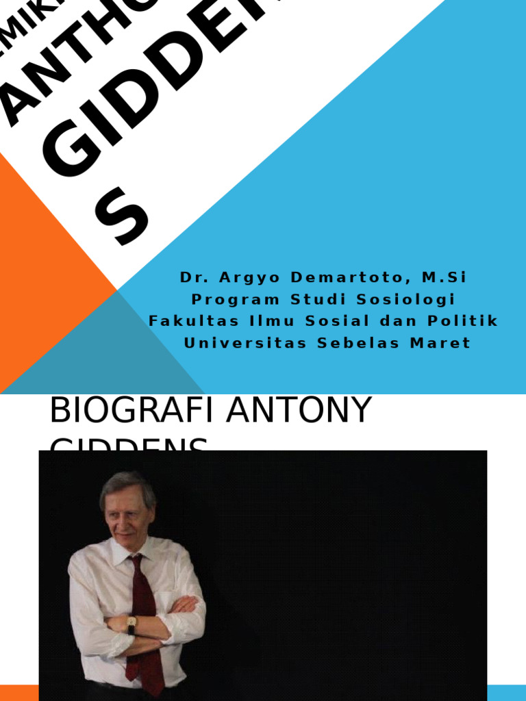 Pertemuan Ke-13 Anthony Giddens | PDF