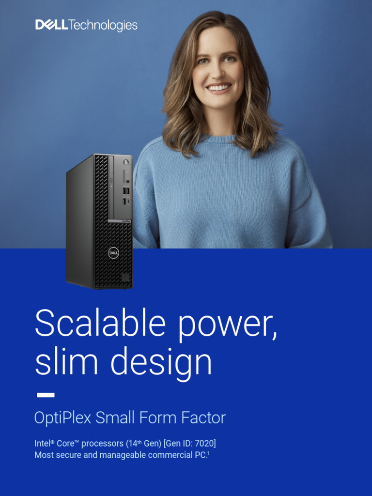 Optiplex SFF Spec Sheet 7020 | PDF | Solid State Drive | Usb