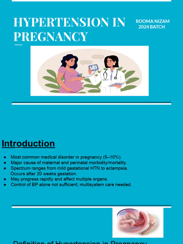Hypertension in Pregnancy-1 | PDF | Childbirth | Medical Specialties