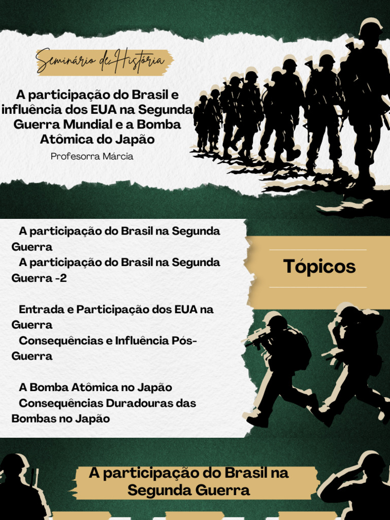 Brasil e EUA na Segunda Guerra Mundial | PDF | Brasil | Segunda Guerra ...