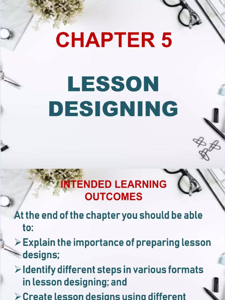Chapter 5 Lesson Designing | PDF
