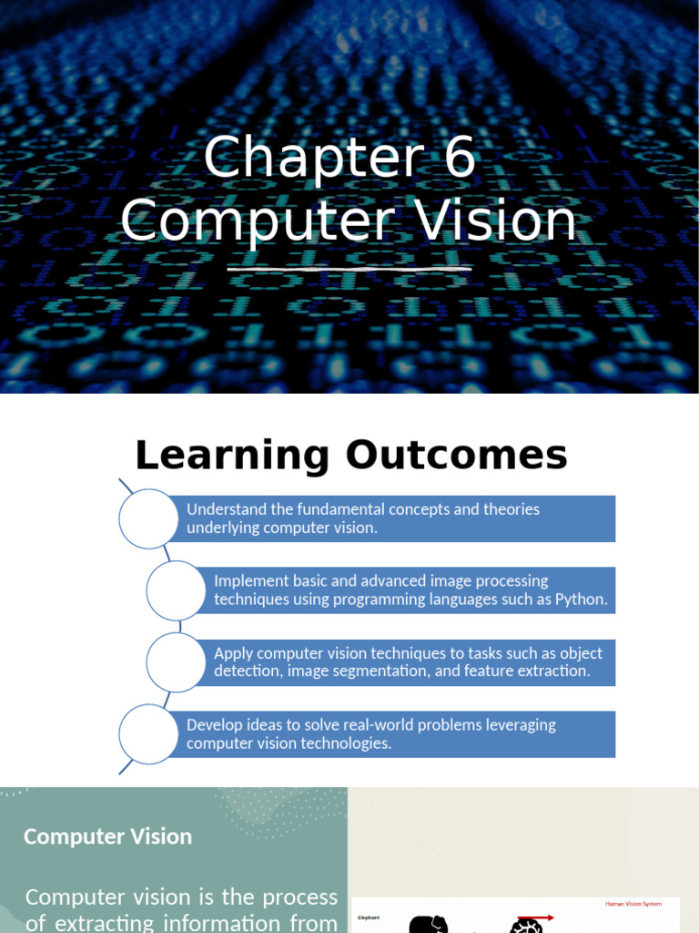 10 Ai Part B CH 6 Computer Vision | PDF | Computer Vision | Image Resolution