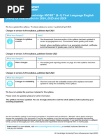 Cambridge O Level Biology Syllabus 2026 | PDF