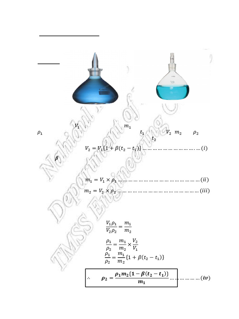 Density of Water at Varying Temperatures | PDF | Density | Physical ...
