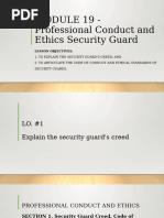 Security Guard Creed and Ethics Guide | PDF | Security Guard | Justice