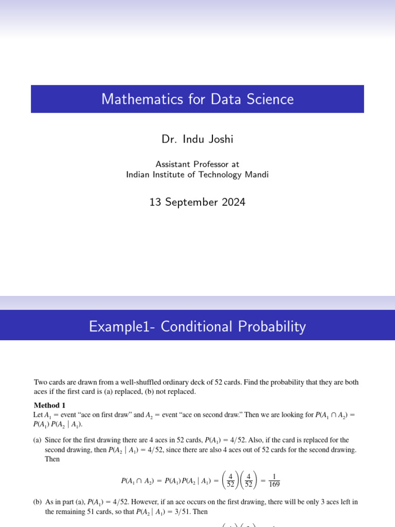 Mathematics Tutorial7 Condprob Bayes RV Exp Bin (1) - 1-7 | PDF | Probability Density Function ...