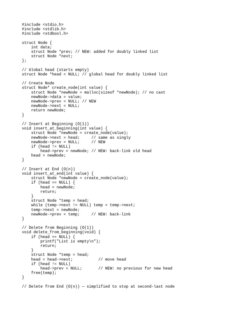 Singly Linked List Implementation | PDF | Computer Data | Computer Programming