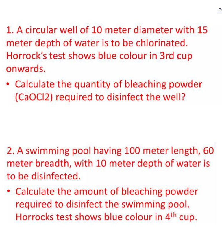 Horrock's Questions - 2 | PDF