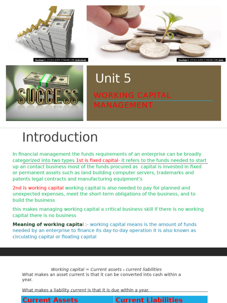 Working Capital Management Explained | PDF | Working Capital | Finance ...